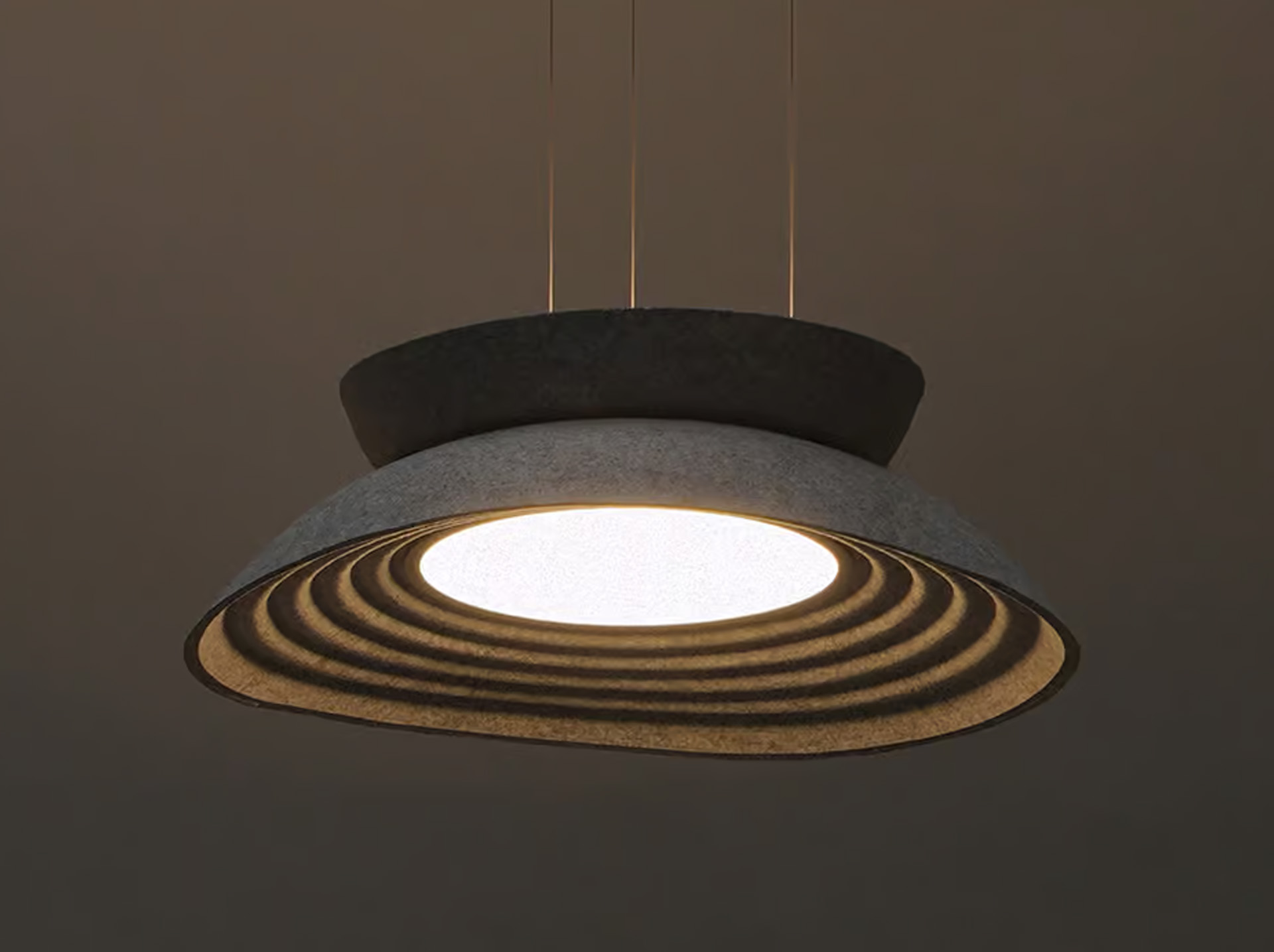 Bowl Acoustic Lighting - Sparkle Collection | Feltouch