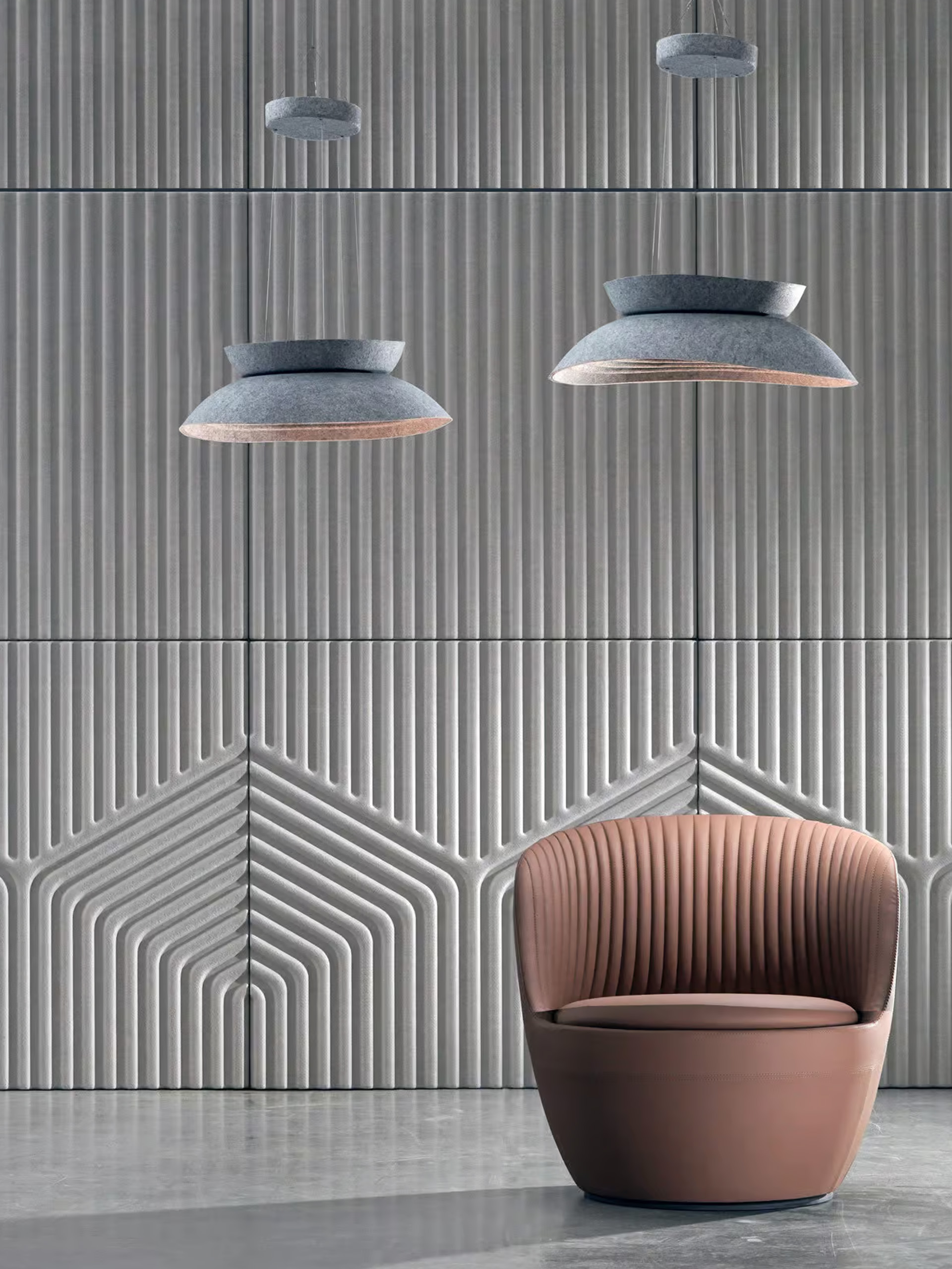 Bowl Acoustic Lighting - Sparkle Collection | Feltouch