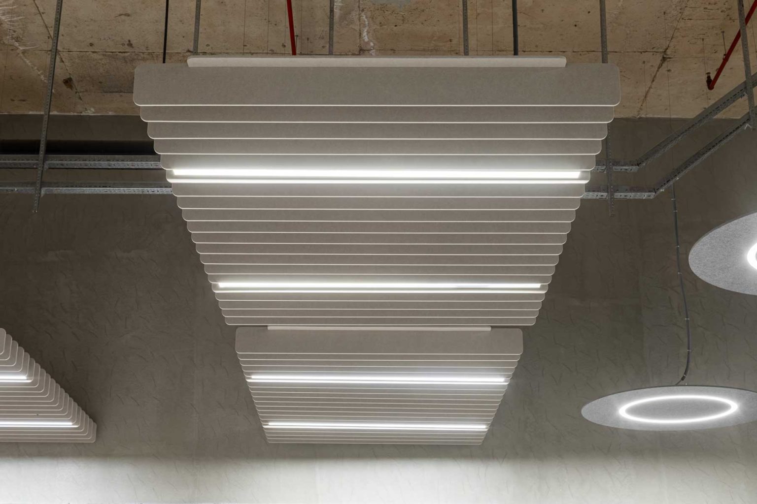 Cloud Baffle - Acoustic Ceiling | FELTOUCH