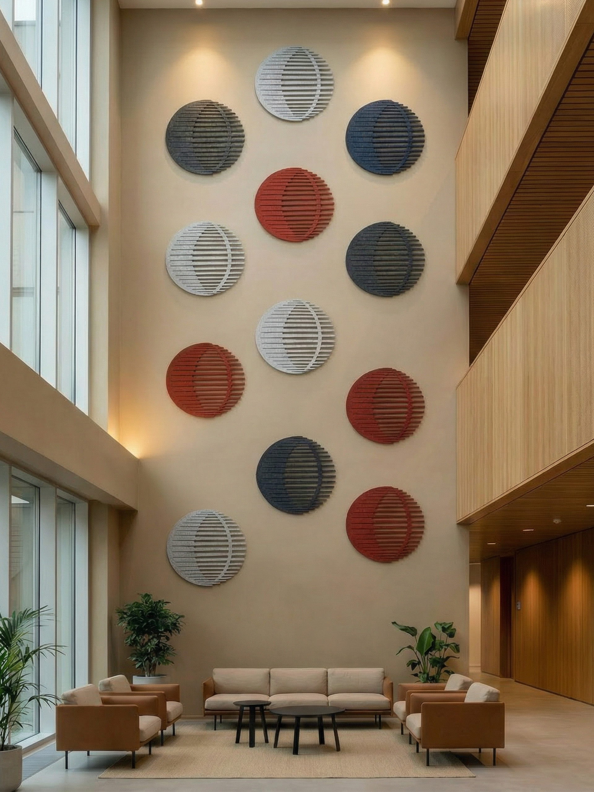 RA Collection - Moon Panel - Wall Panel - Feltouch